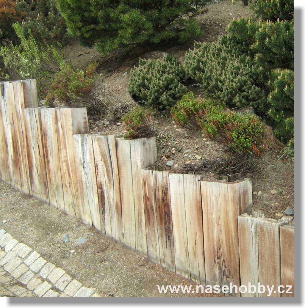 Palisáda v zahradě - NAŠE HOBBY